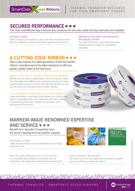 SmartDate Xceed Ribbons - Mitrapack